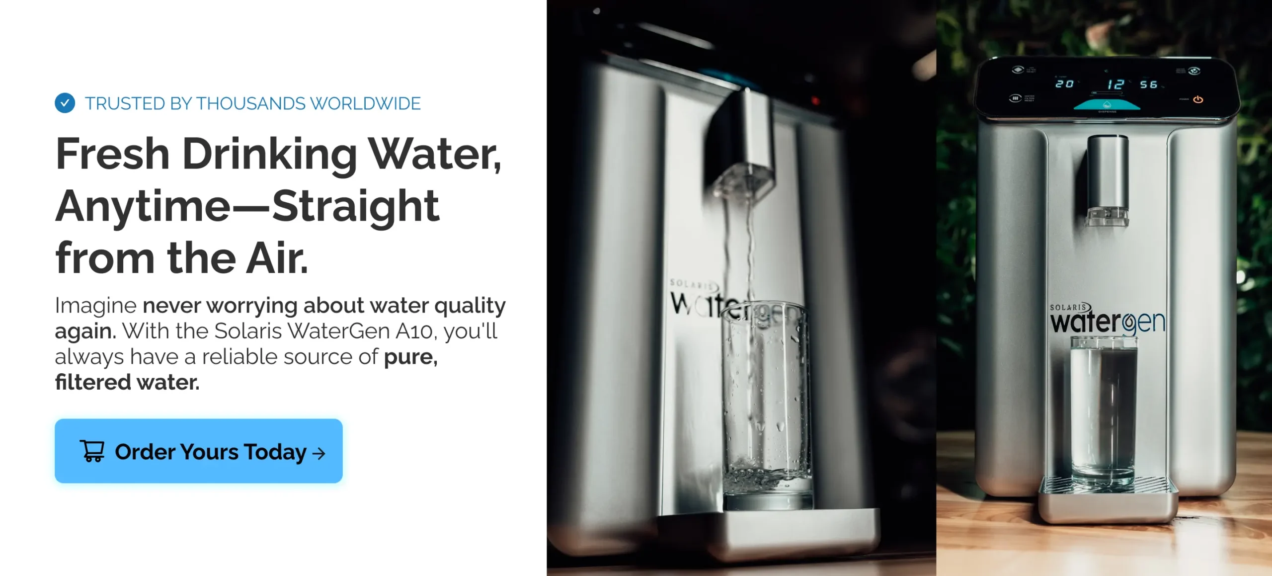 Solaris WaterGen A10 for USA – Water Gen
